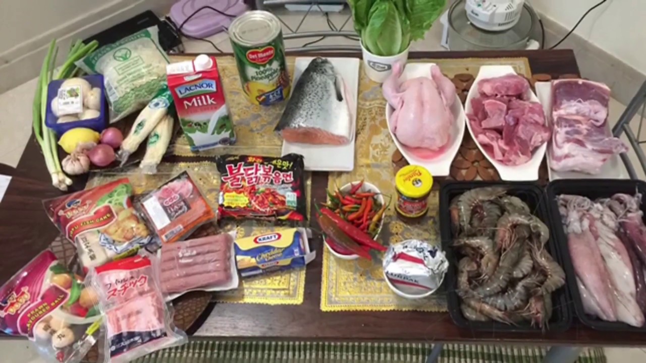 SAMGYUPSAL RAW INGREDIENTS/ PART 1 PINOY STYLE - YouTube