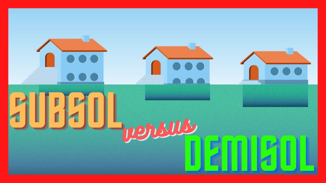 Diferenta intre Subsol si Demisol - apartament demisol - YouTube