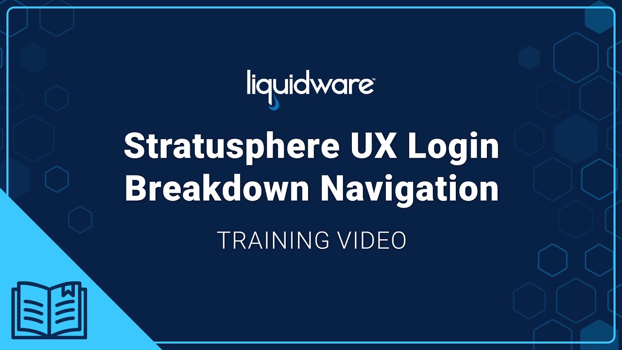 Training: Stratusphere UX Login Breakdown Navigation - YouTube