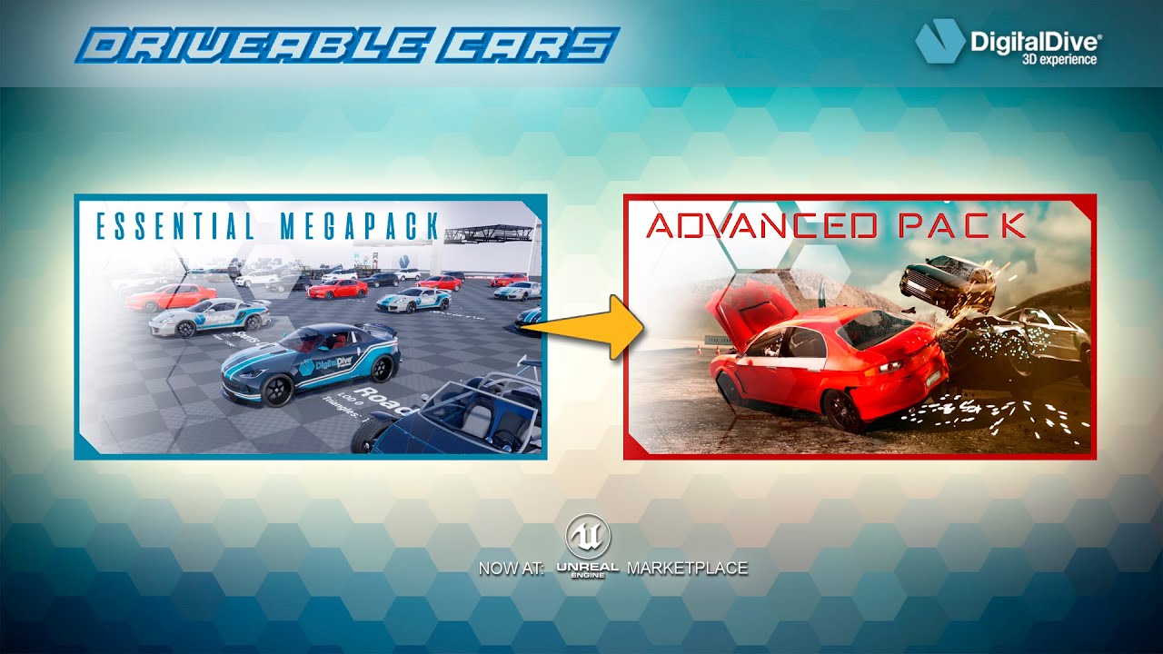 Drivable Cars: Essential MegaPack to Advanced Multiplayer Pack migration tutorial | Unreal ...