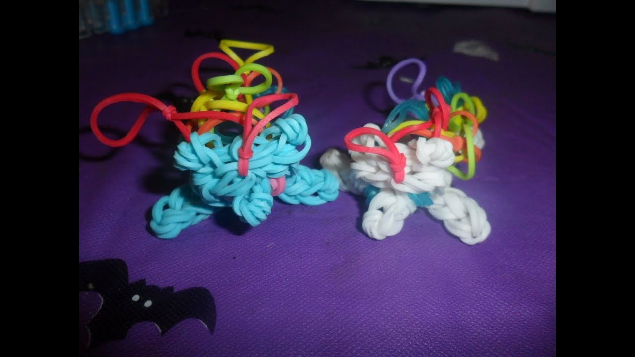 Pony Rainbow loom charm tutorial - YouTube