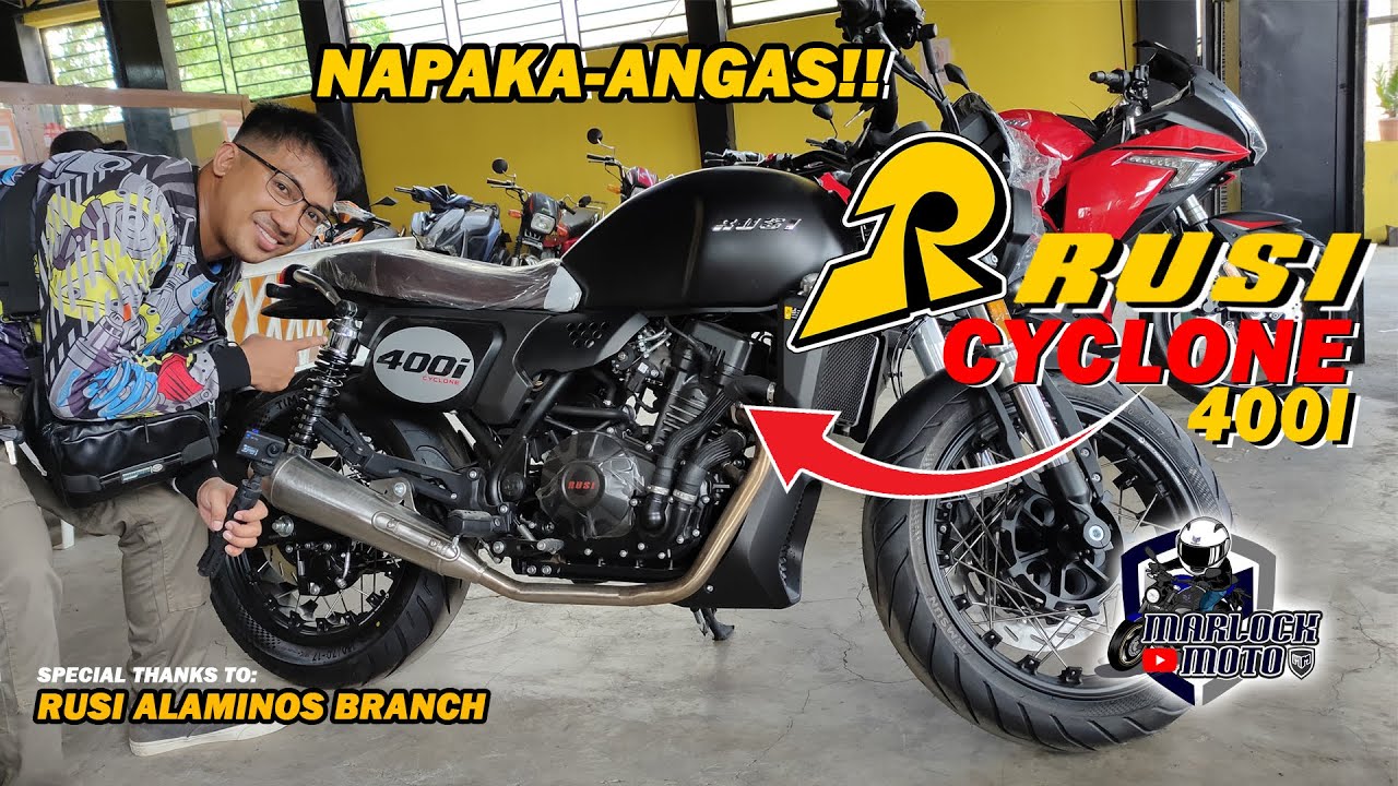 RUSI CYCLONE 400I | QUICK REVIEW | SPECIFICATIONS AND PRICE - YouTube