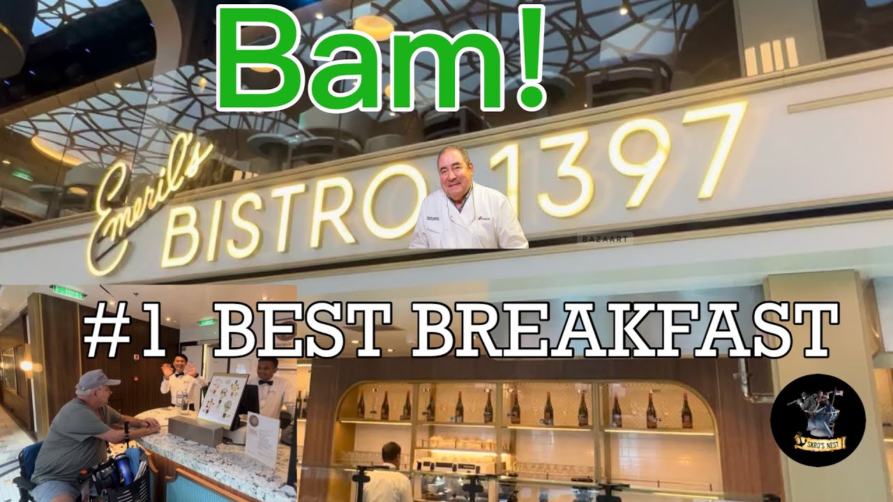 BAM!! #1 Best Breakfast on the Carnival Excel Ships Mardi Gras Celebration Jubilee Emerils ...
