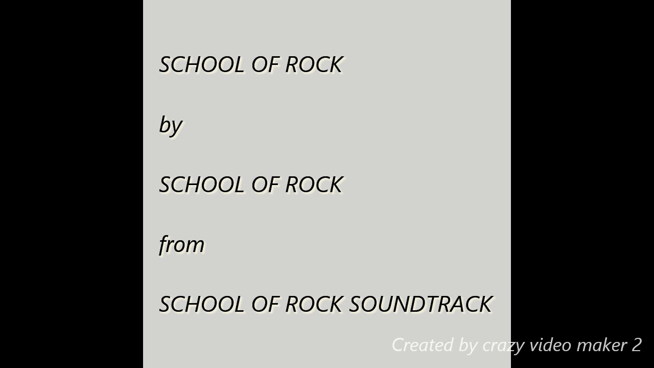 School of rock script musical - sufiko