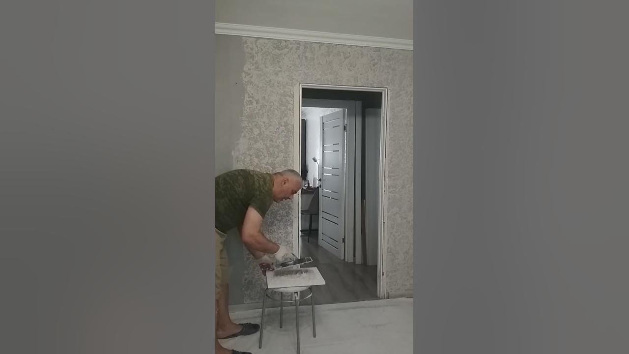 штукатурка грота дома - YouTube