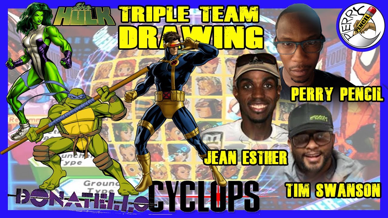 Triple Team Drawing Episode 2 - YouTube