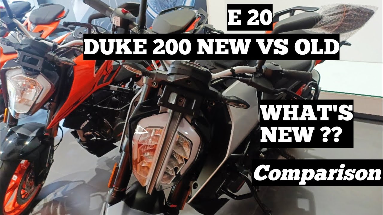 2023 New Model KTM Duke200 With LED Lights Vs Old Duke 200 | Which one ...