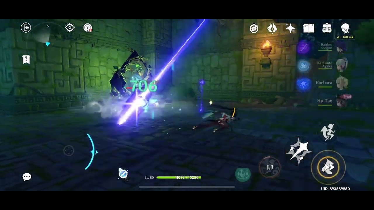 Hu tao game play ! Genshin Impact - YouTube