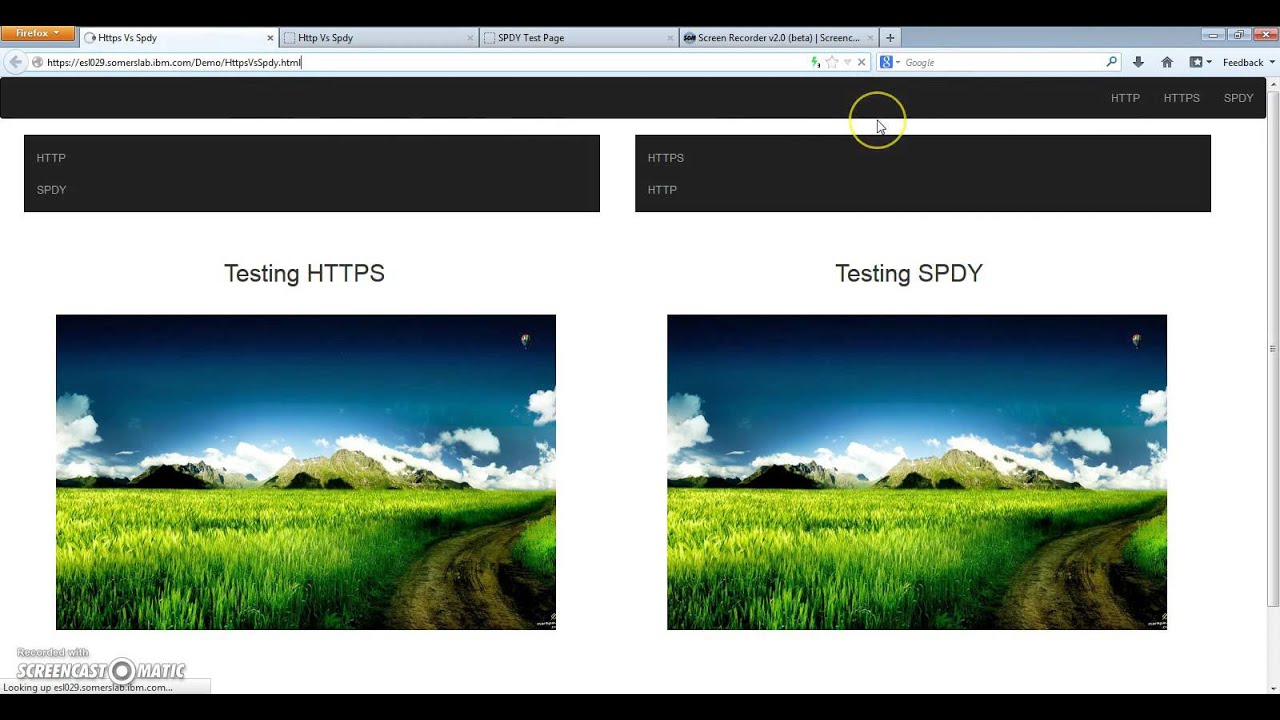 SPDY Demo - YouTube