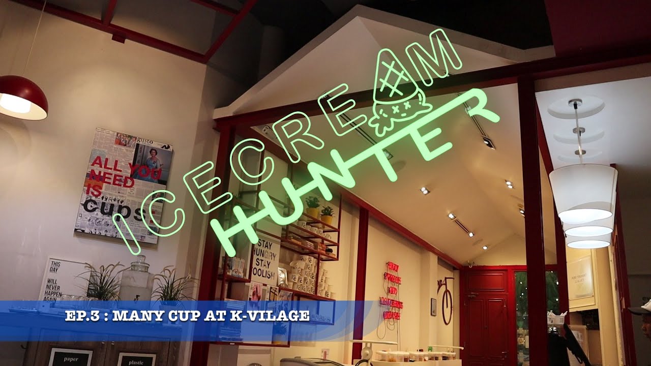 ICE CREAM HUNTER : EP.3 - MANY CUP FROZEN YOGURT - YouTube
