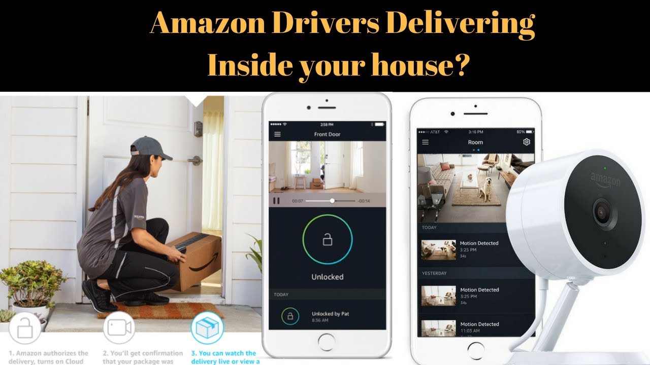 Amazon Delivery Drivers INSIDE your house!! Creepy or Cool? - YouTube