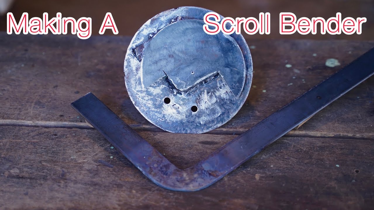 Making A Scroll Bender For Plate Thick Metal Part4 - YouTube