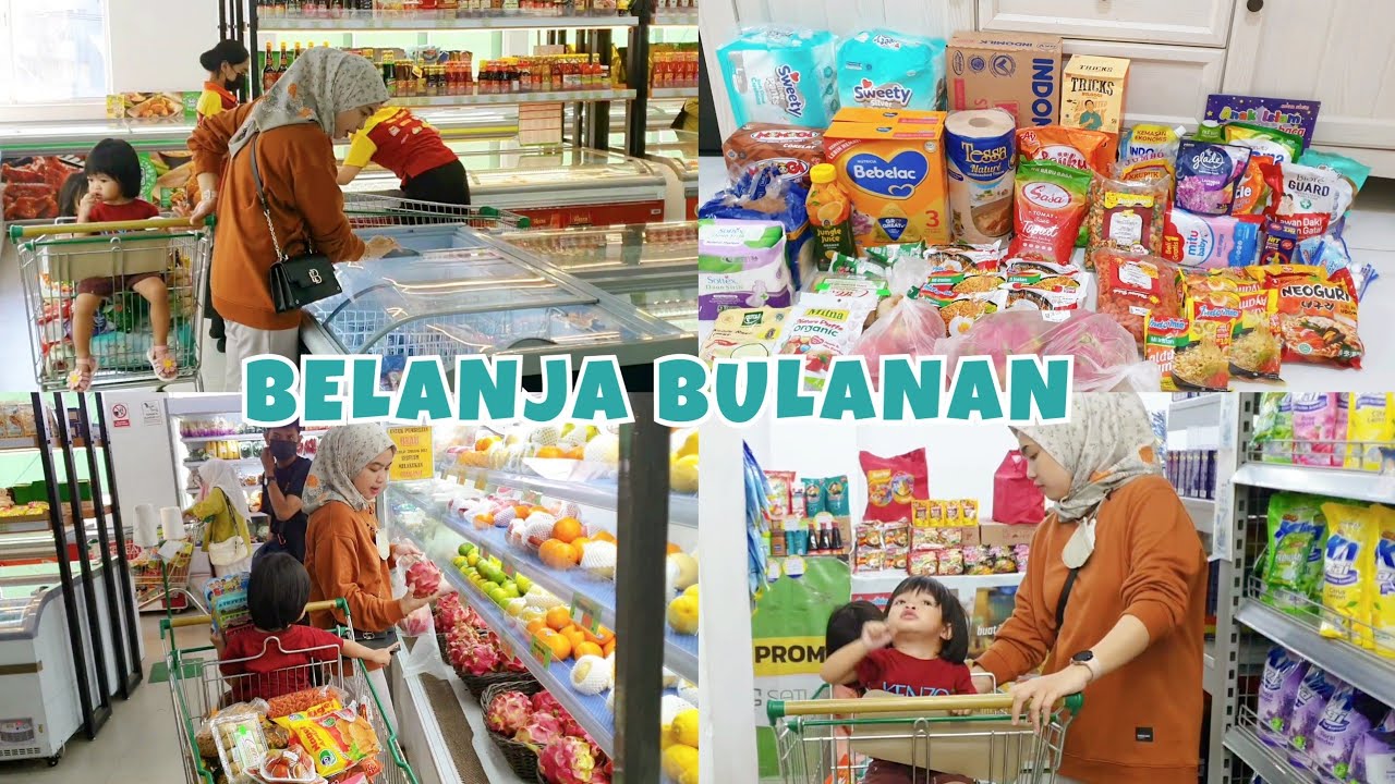 BELANJA BULANAN UNTUK NOVEMBER LANJUT PULANG BERESIN BELANJAAN.TERTATA ...