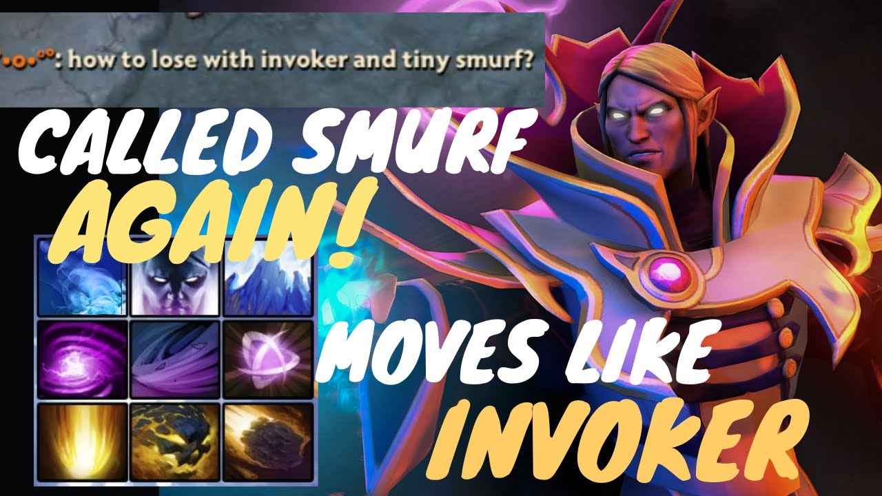 CALLED SMURF! MOVES LIKE INVOKER - ENEMY CARRY TILTED - Invoker ...