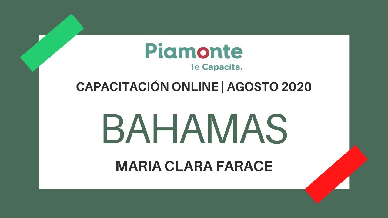 Capacitación Online | Bahamas by Maria Clara Farace - YouTube