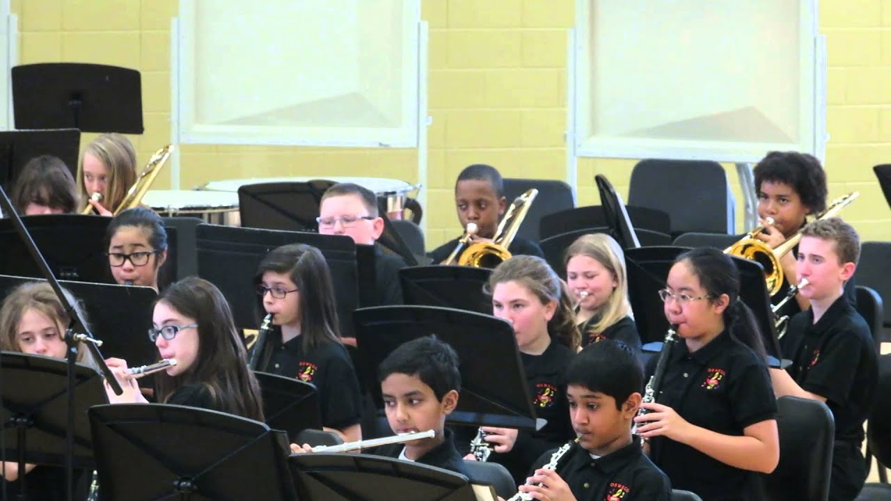 Fine Arts 6th Grade Band, Chant and Praise - YouTube