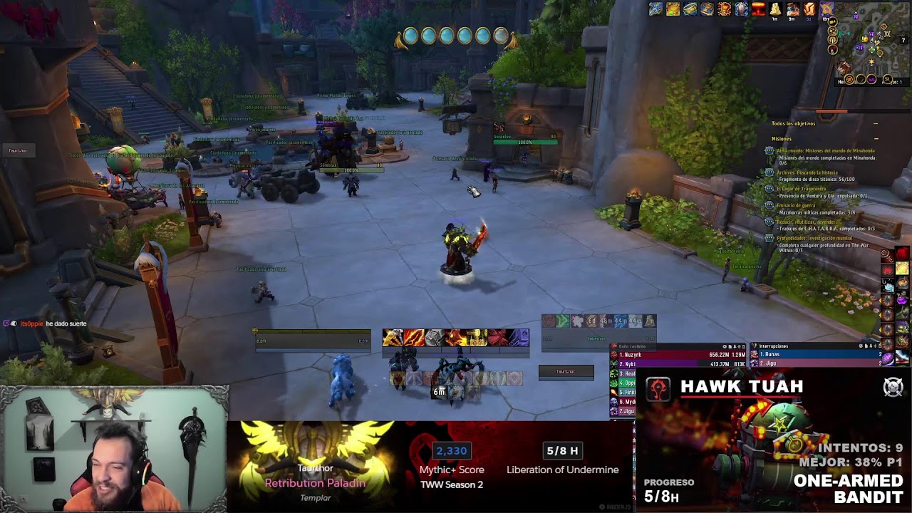 Raid Heroico | Guild Hawk Tuah | Tauren paladin - YouTube