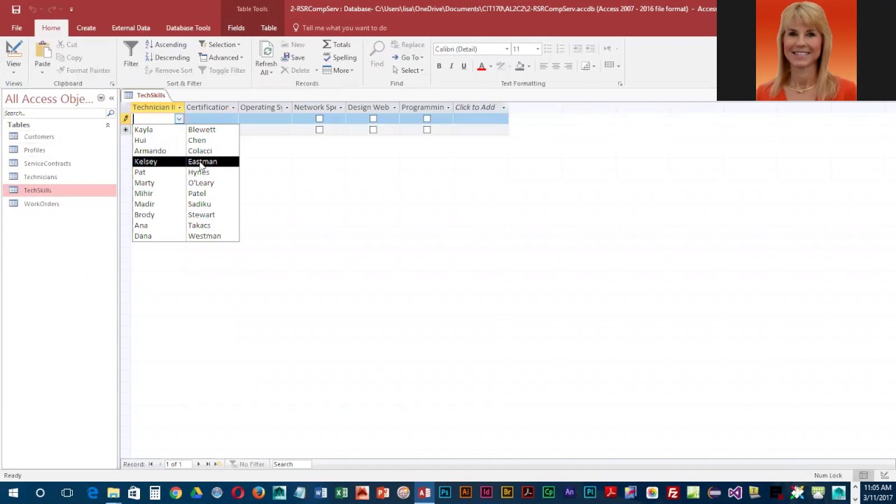 Project 2e Assigning Multiple Values in a Lookup List - YouTube