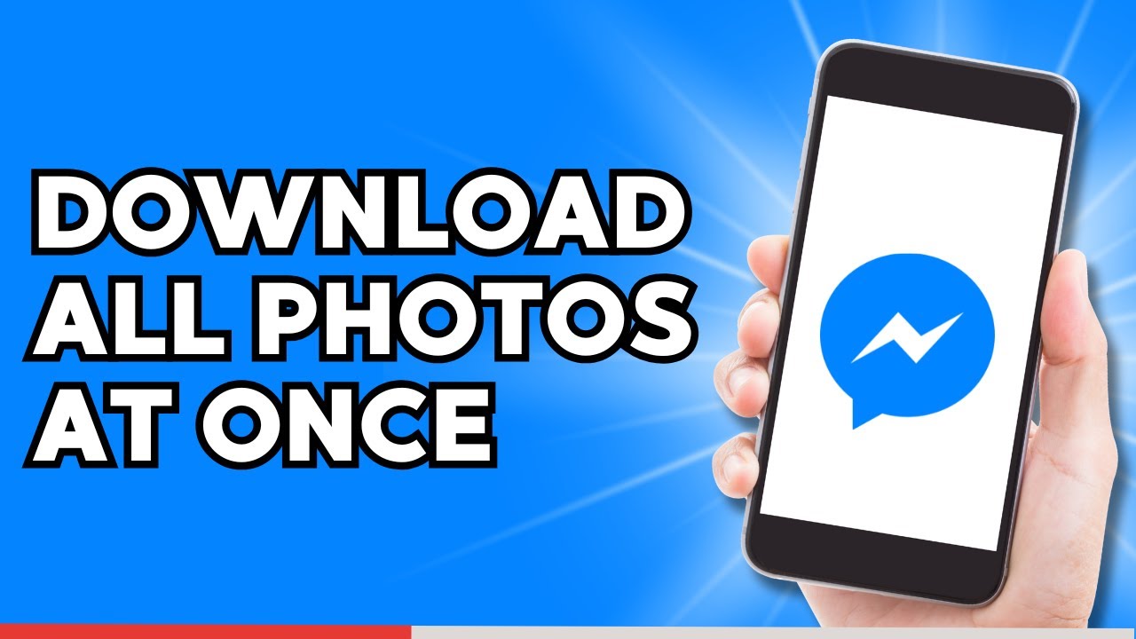 How to Download all Photos From Messenger at Once - YouTube
