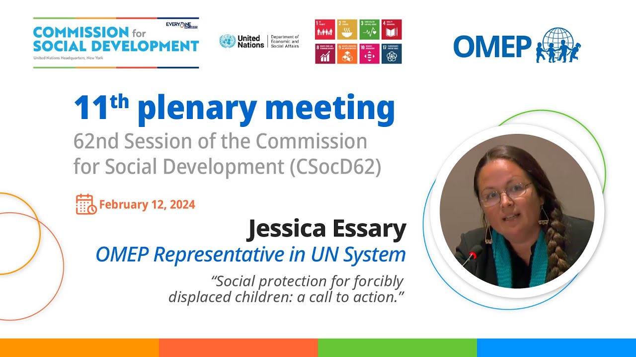 Social protection for forcibly displaced children: a call to action ...