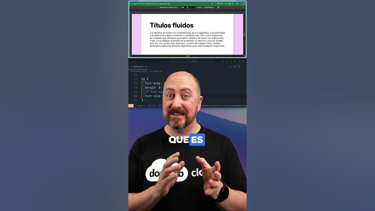Fluidos con CSS Clamp #programacion #programacionweb #css - YouTube