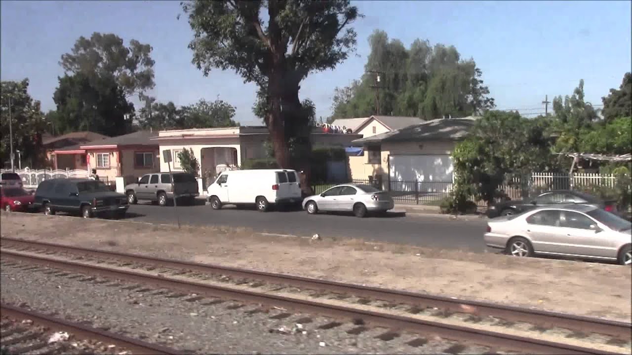 Los Angeles Metro Blue Line, between Firestone and 103rd Street / Watts ...