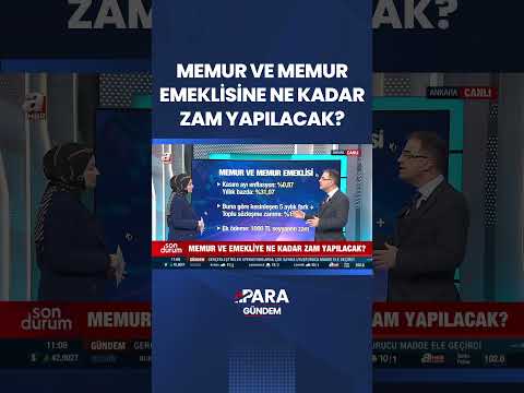 En Düşük Memur Emeklisi Maaşı Ne Kadar Olacak? İşte Masadaki Rakamlar.. #shorts #emekli