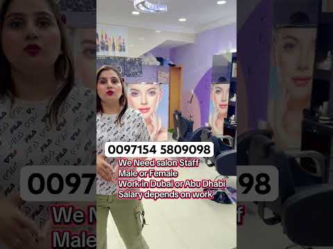 Salon jobs in Dubai with Life in Dubai fashion team