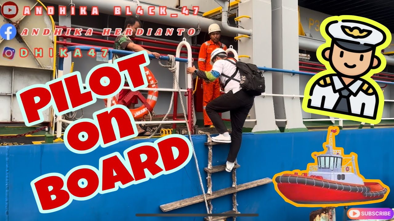 Maritime Pilot | Naik Pilot Ladder | POB @ MV.TANTO KASIH #fyp #pilot # ...