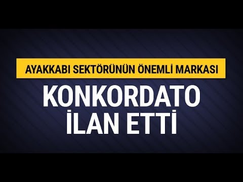 Yeşil Kundura konkordato ilan etti (Konkordato nedir?)