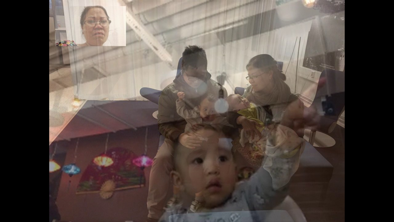 Chuyen tau hoang hon cover by Grandma & Grandson - YouTube