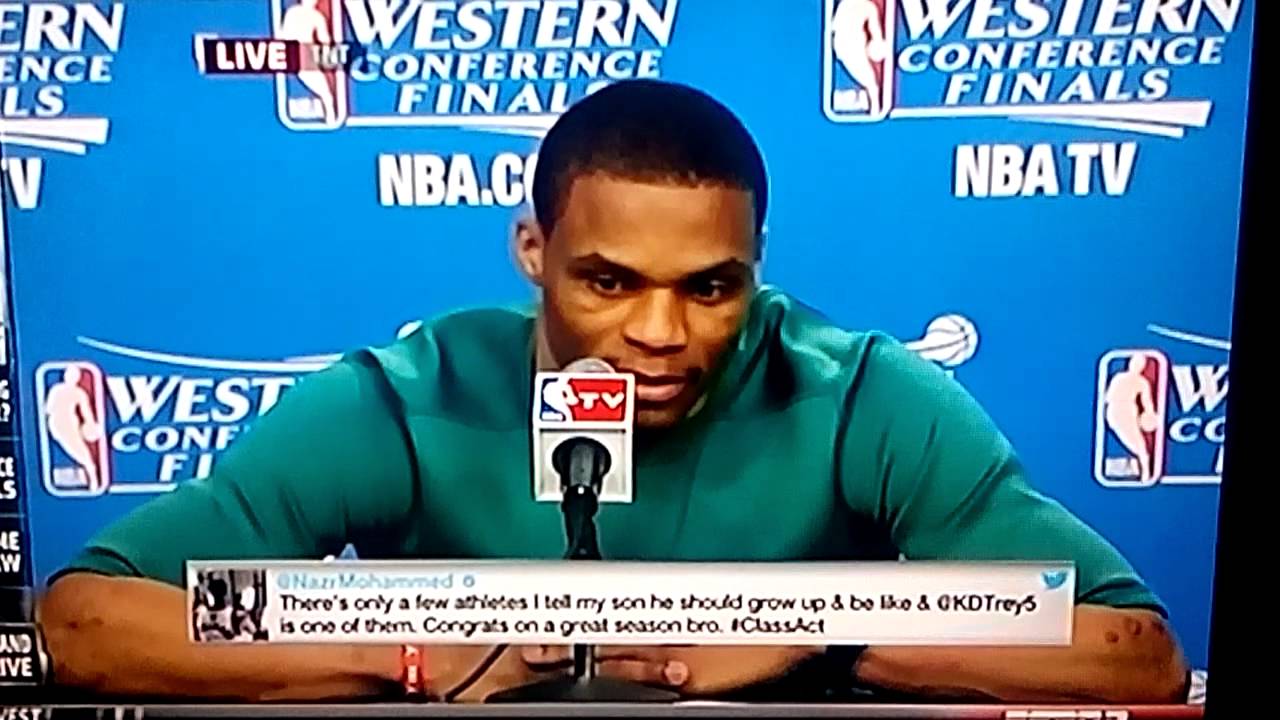 Russell Westbrook postgame interview- 5/31/14 - YouTube