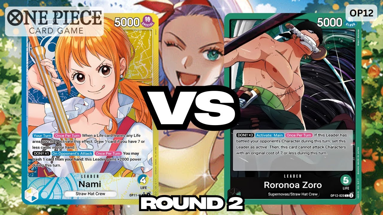 UY Nami (@steakfrank) VS Green Zoro | OP12 Locals Gameplay - Round 2 ...