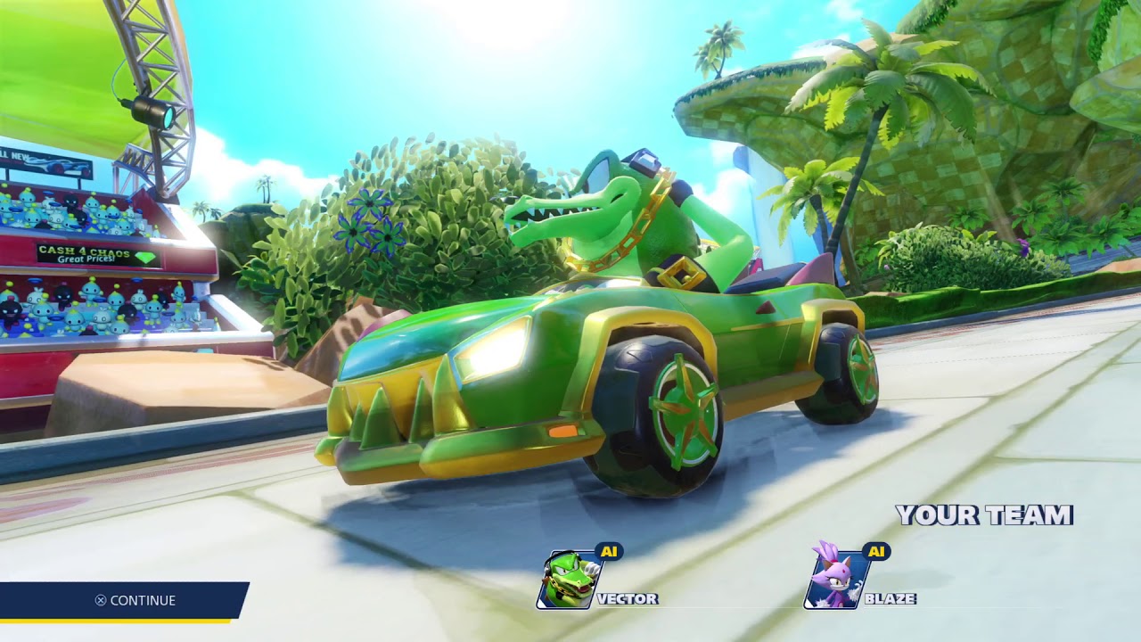 Team Sonic Racing - Team Vector - Silver - YouTube