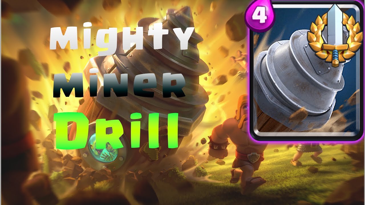 12 WINS WITH THE MIGHTY MINER DRILL! ClashRoyale - YouTube