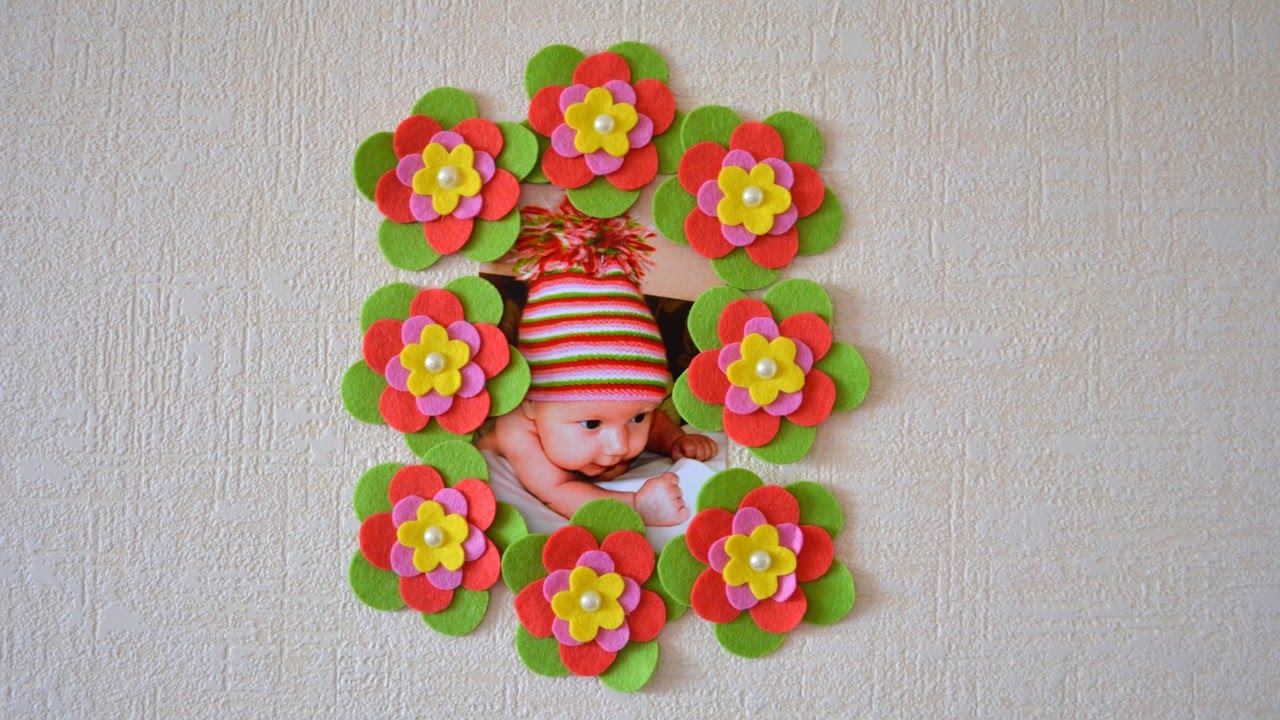 Make a Flower Photo Frame - DIY Crafts - Guidecentral - YouTube