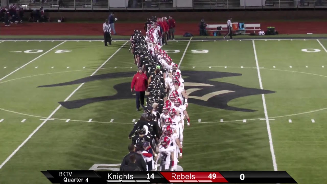 10-22-21 Varsity Football Farmington Knights vs Central Rebels Marching ...