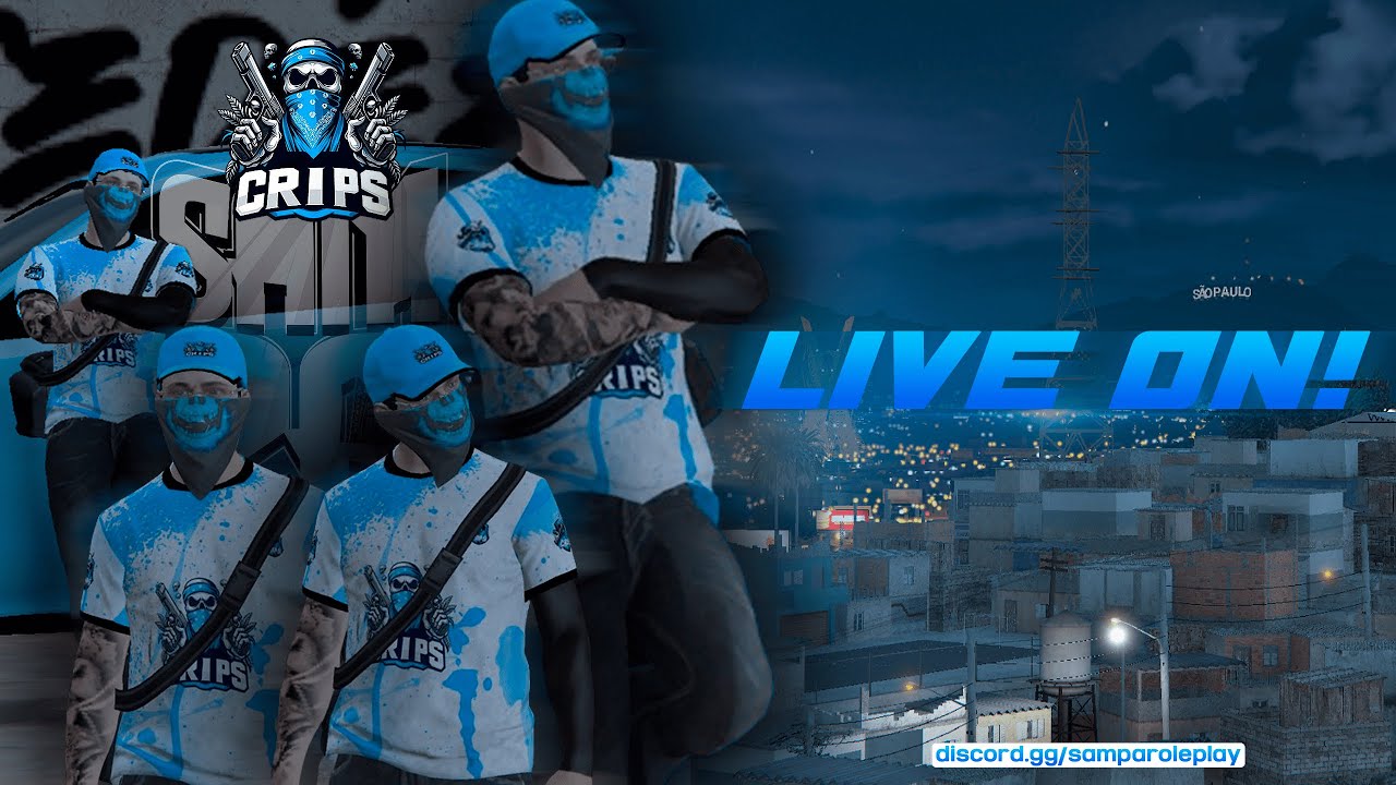 🔴LIVE ON! FiveM - SAMPA RP | SMP RP |CRIPS TA NA PISTA! | +18 ...