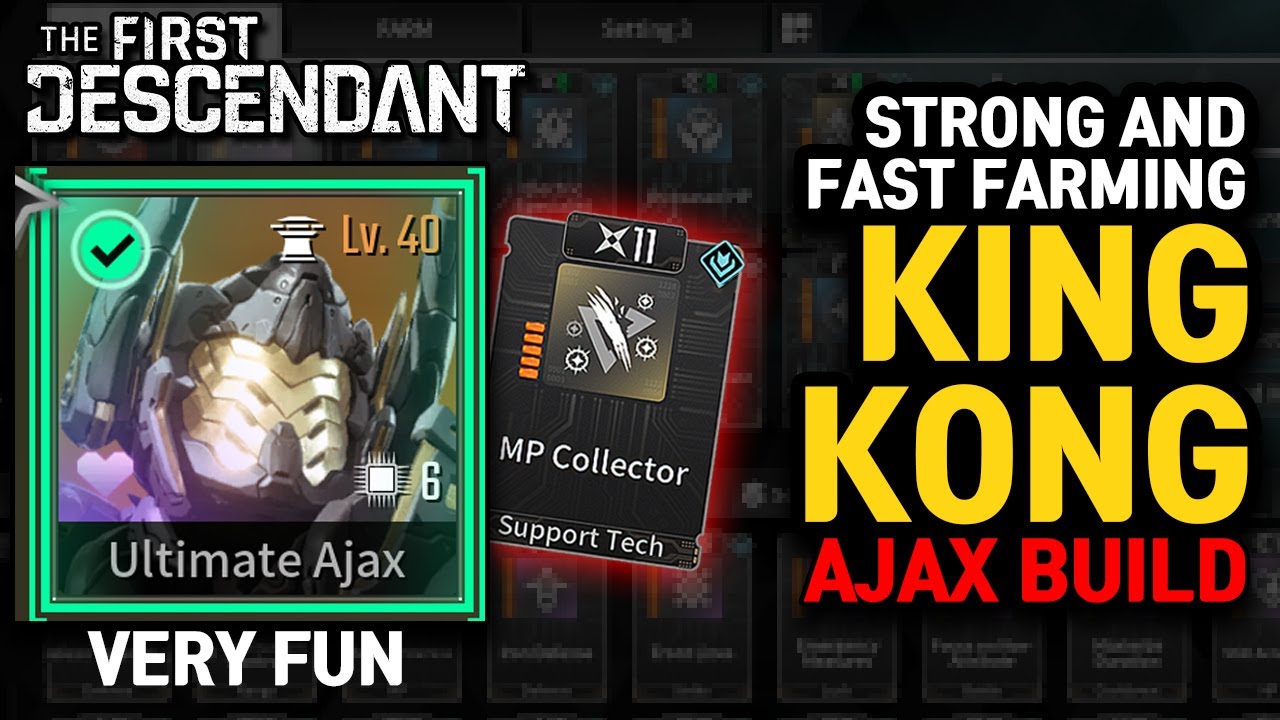 First Descendant Crazy Fun Ajax Build and Modules Damage, Utility and ...