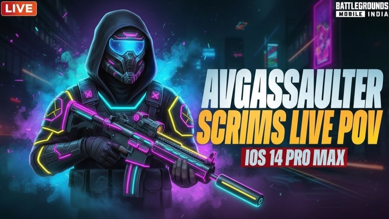 DAY BY DAY 🚀| ROBOT 1K⚡️ | BGMI Scrims (1 to 5) Live POV | iOS 14 Pro ...