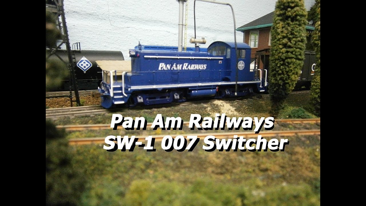 HO Pan Am Railways SW1 - YouTube