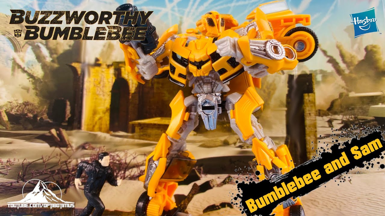 Transformers Studio Series 74 Buzzworthy BUMBLEBEE and SAM Video Review ...