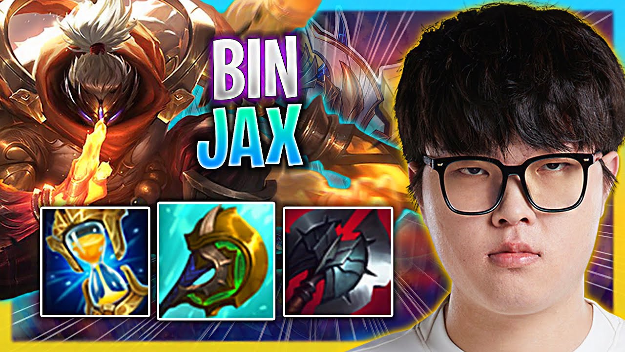 BIN IS A GOD WITH JAX! | BLG Bin Plays Jax Top vs Fiora! Season 2023 - YouTube