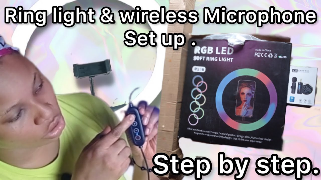 HOW TO SETUP RING LIGHT AND WIRELESS MIC / STEP-BY-STEP TUTORIAL ...