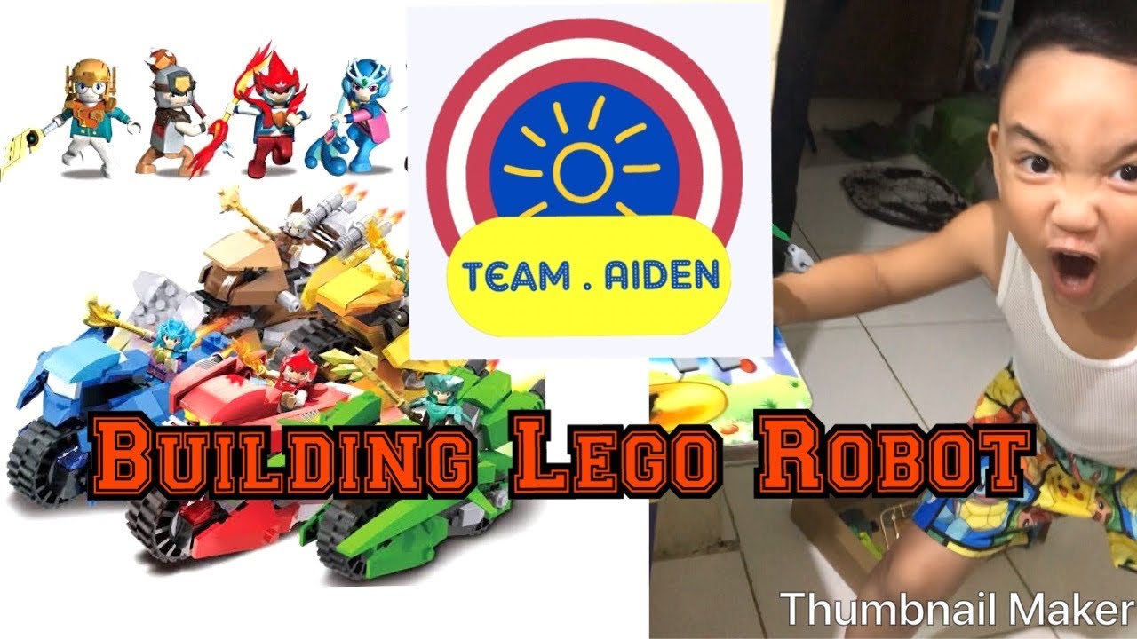 Kid Building Lego Robot - YouTube