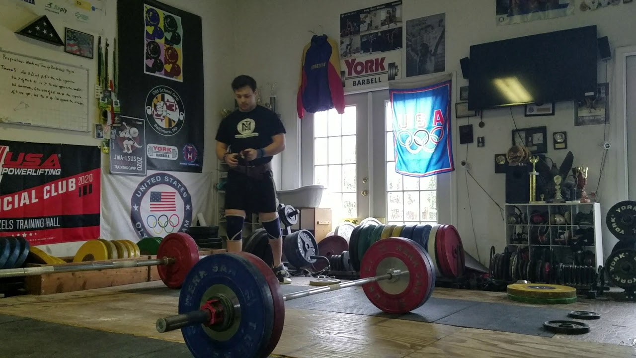 Tyler Bear Maizels 113kg H (P) Sn x3 @MTHall 4-26-2020 - YouTube