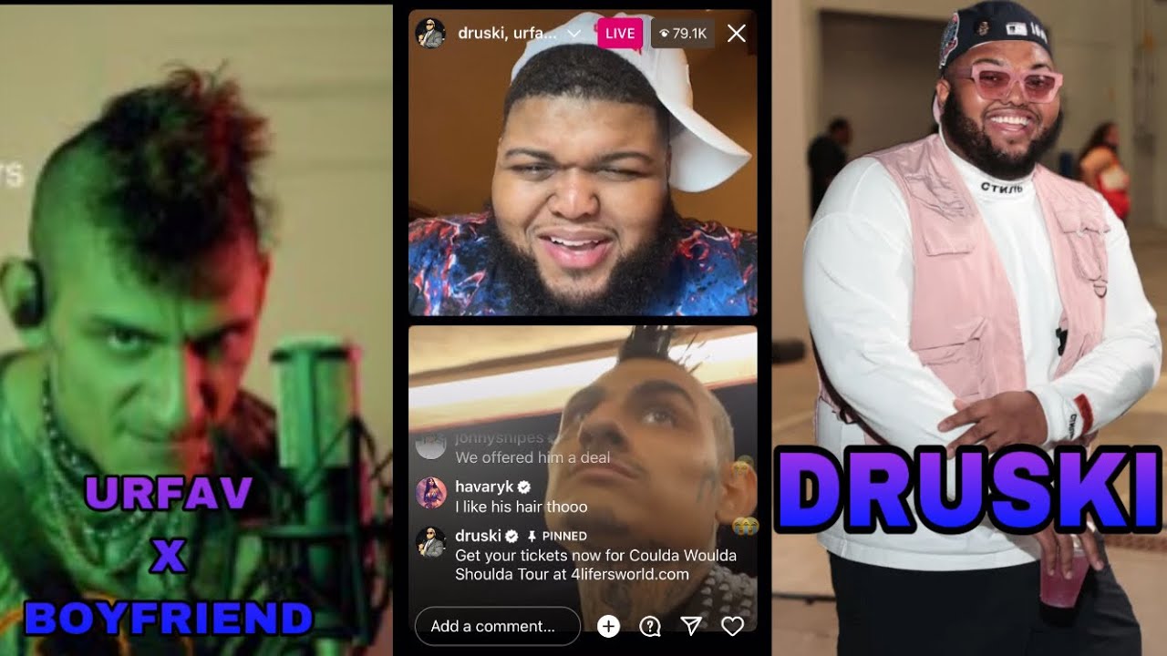 Druski LIVE W/ UrFavXBoyfriend - IG LIVE - December 24, 2022 - YouTube