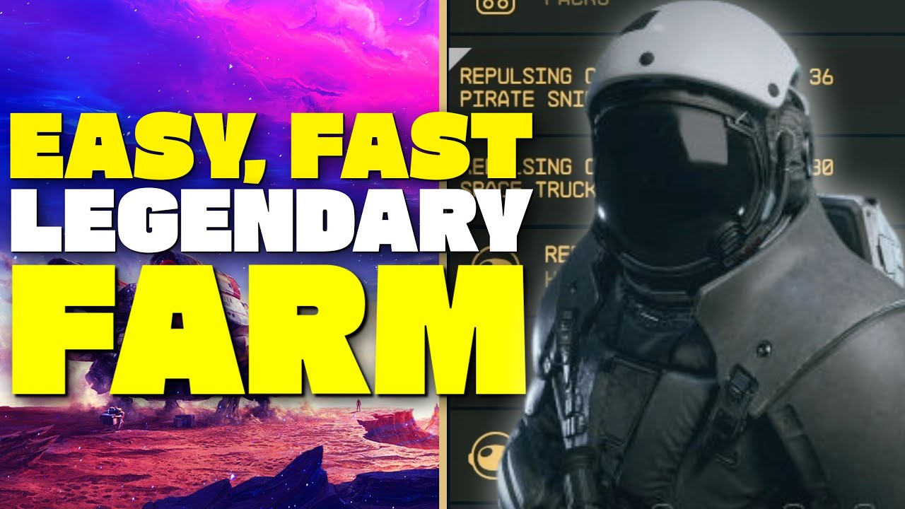 Starfield - QUICKEST EASIEST BEST LEGENDARY LOOT FARM - Customisable ...