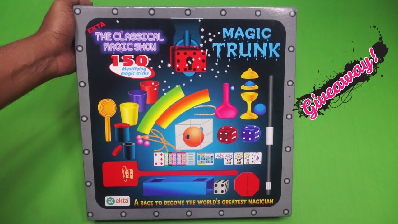 Giveaway Of Magic Trunk With Classical Magic Show - YouTube
