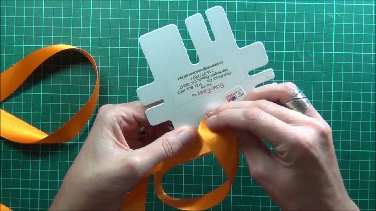 It's 'Bow Easy' - How to Use this FABULOUS Tool! - YouTube
